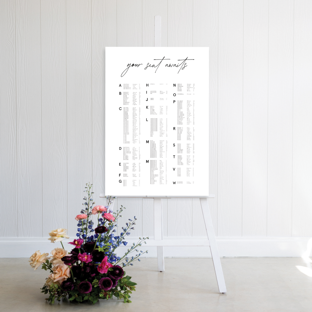 Eternity - Seating Chart – madebyjdesigns